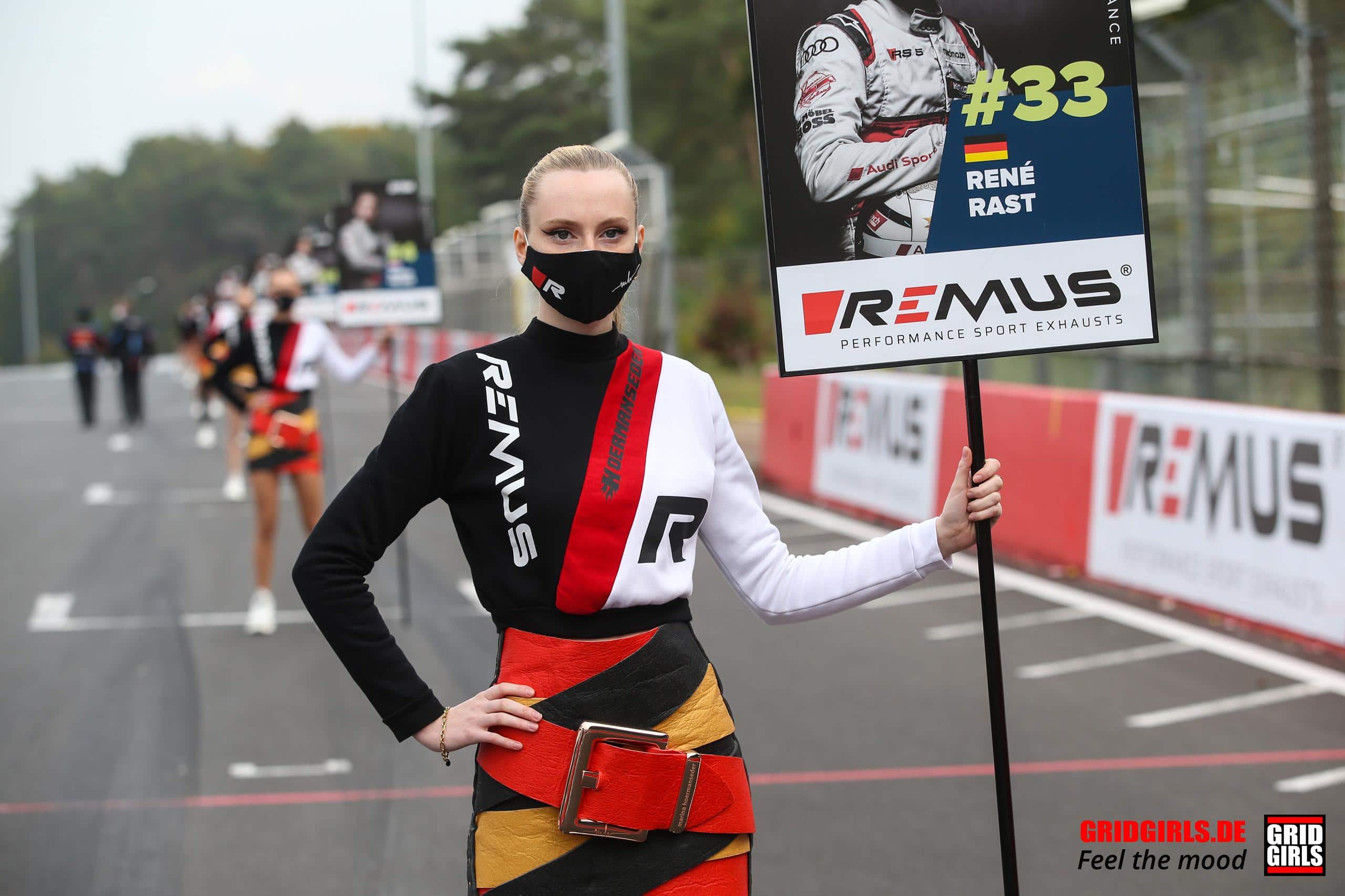 Sexy DTM Grid Girls auf dem Circuit in Zolder 2020